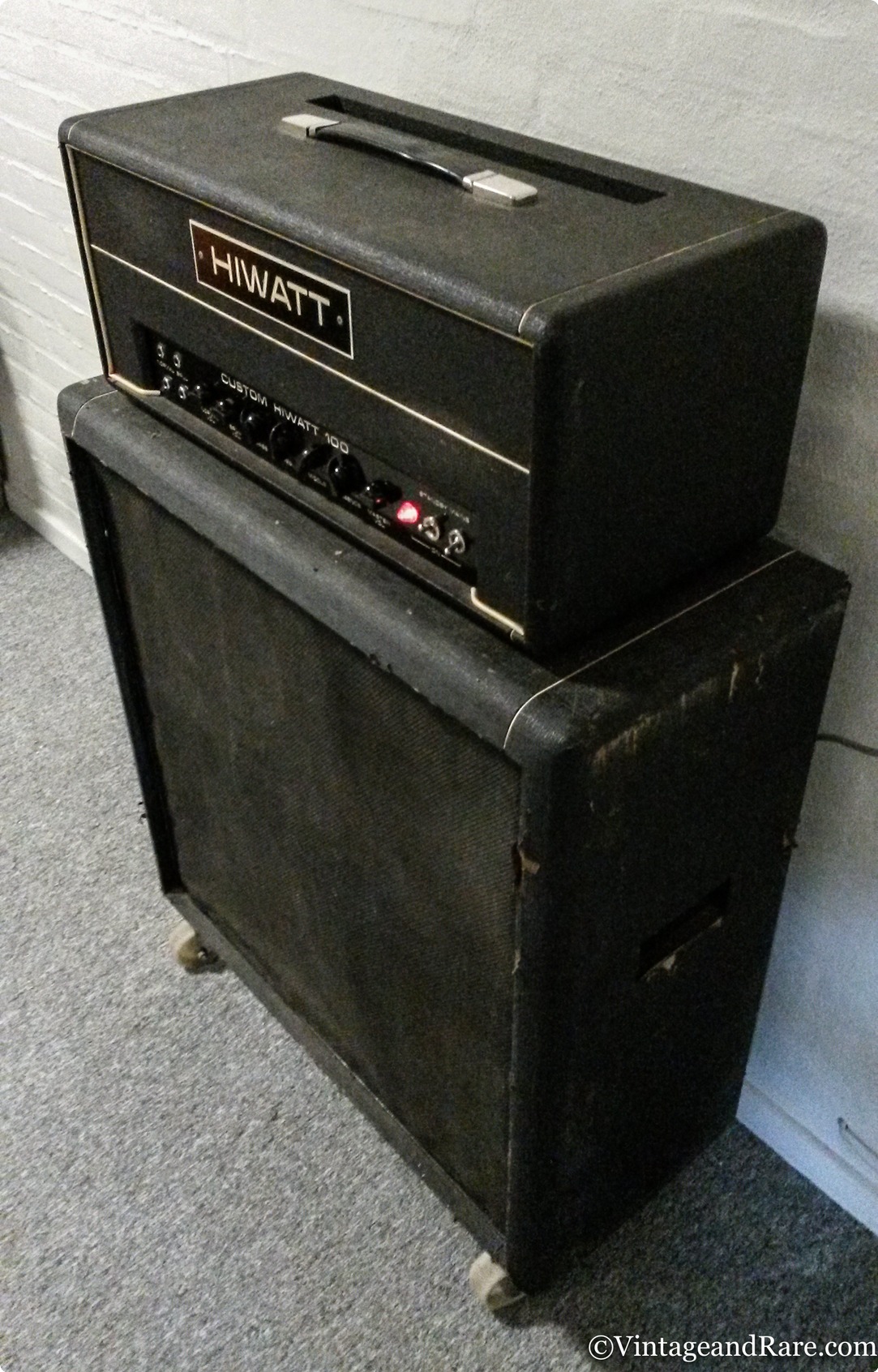 Hiwatt Custom Hiwatt 100 DR103 Head And A SE4123 412 Cab 1970's Amp For ...