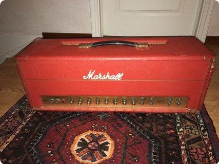 Marshall Model 1968 1968 Red Amp