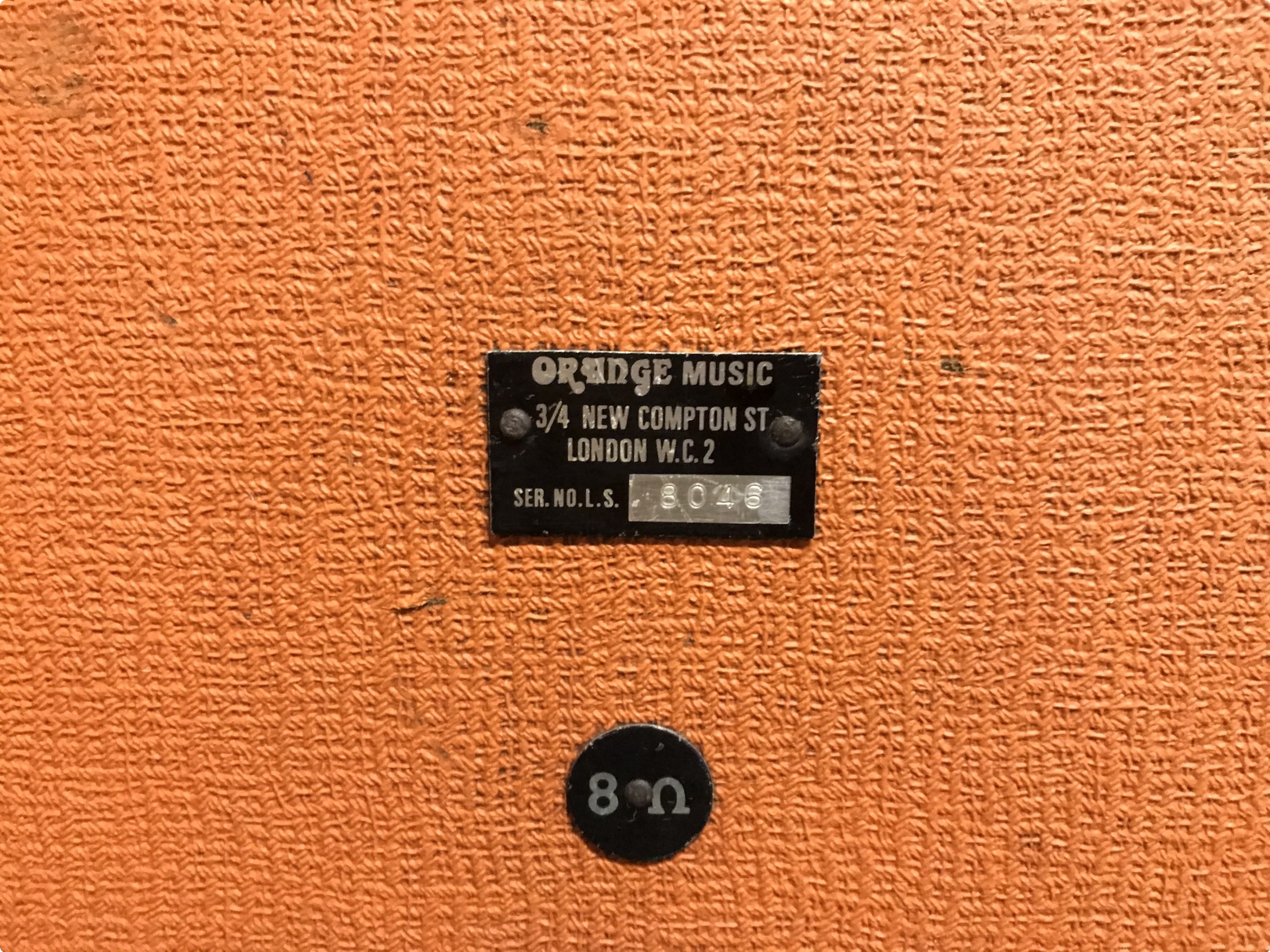 Orange Amps / Matamp Orange Matamp 4x12 1969 Orange Amp For Sale