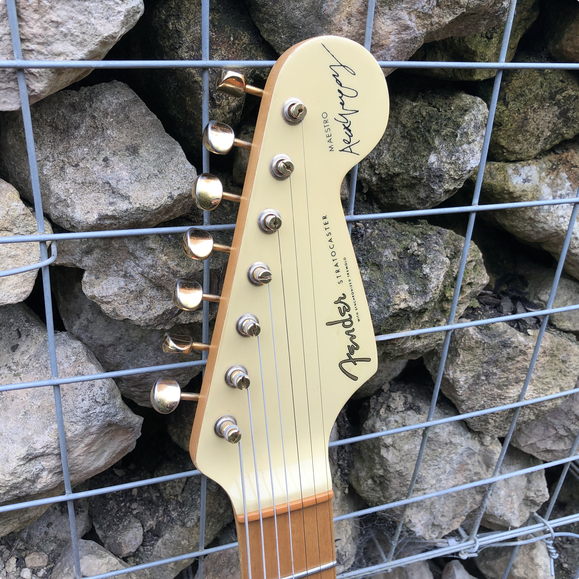 Fender Prototype 7 String Stratocaster 1988 Ash Blonde Guitar For Sale ...