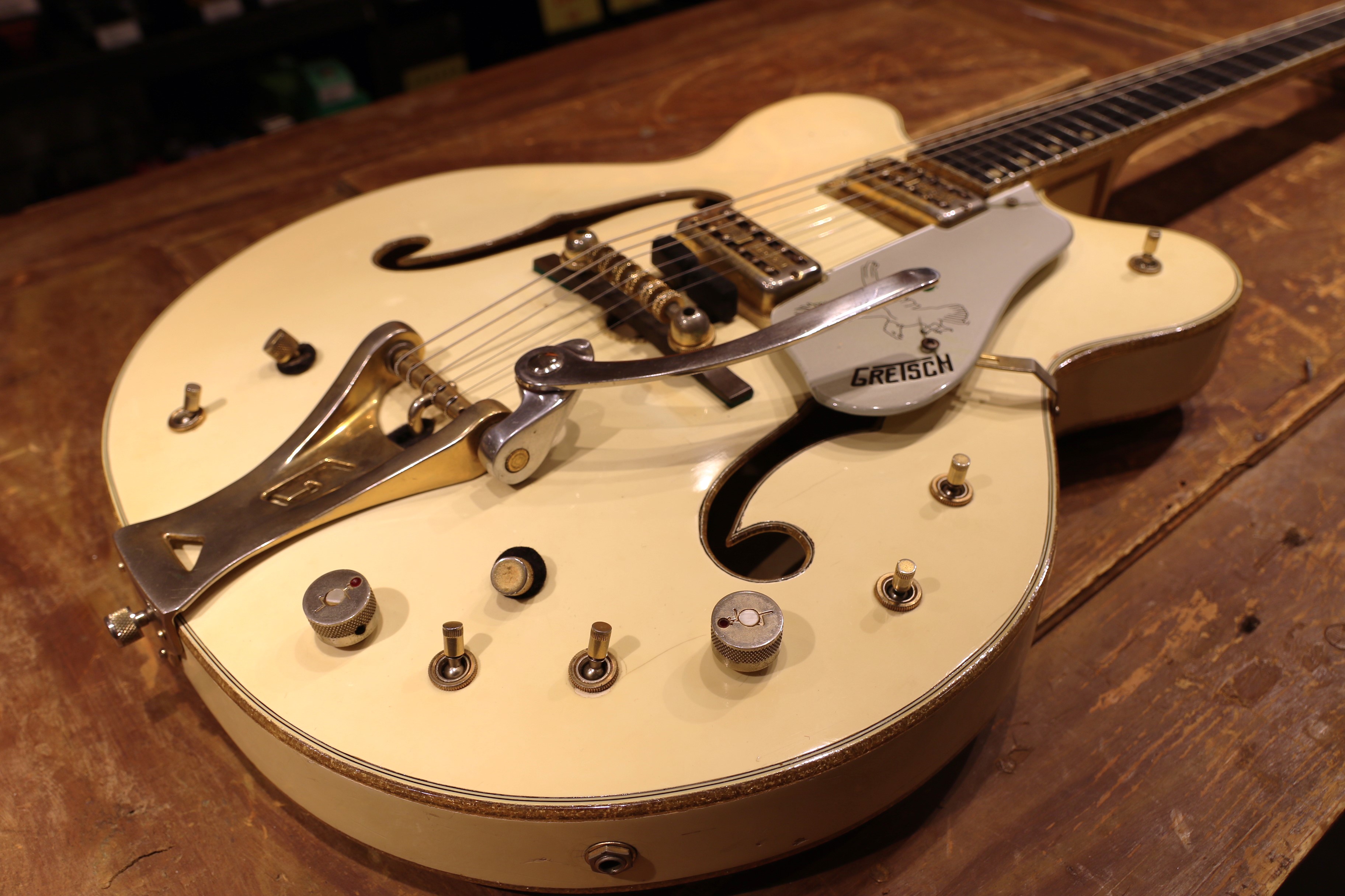 Gretsch White Falcon 1966 White Guitar For Sale Musikbörsen Göteborg