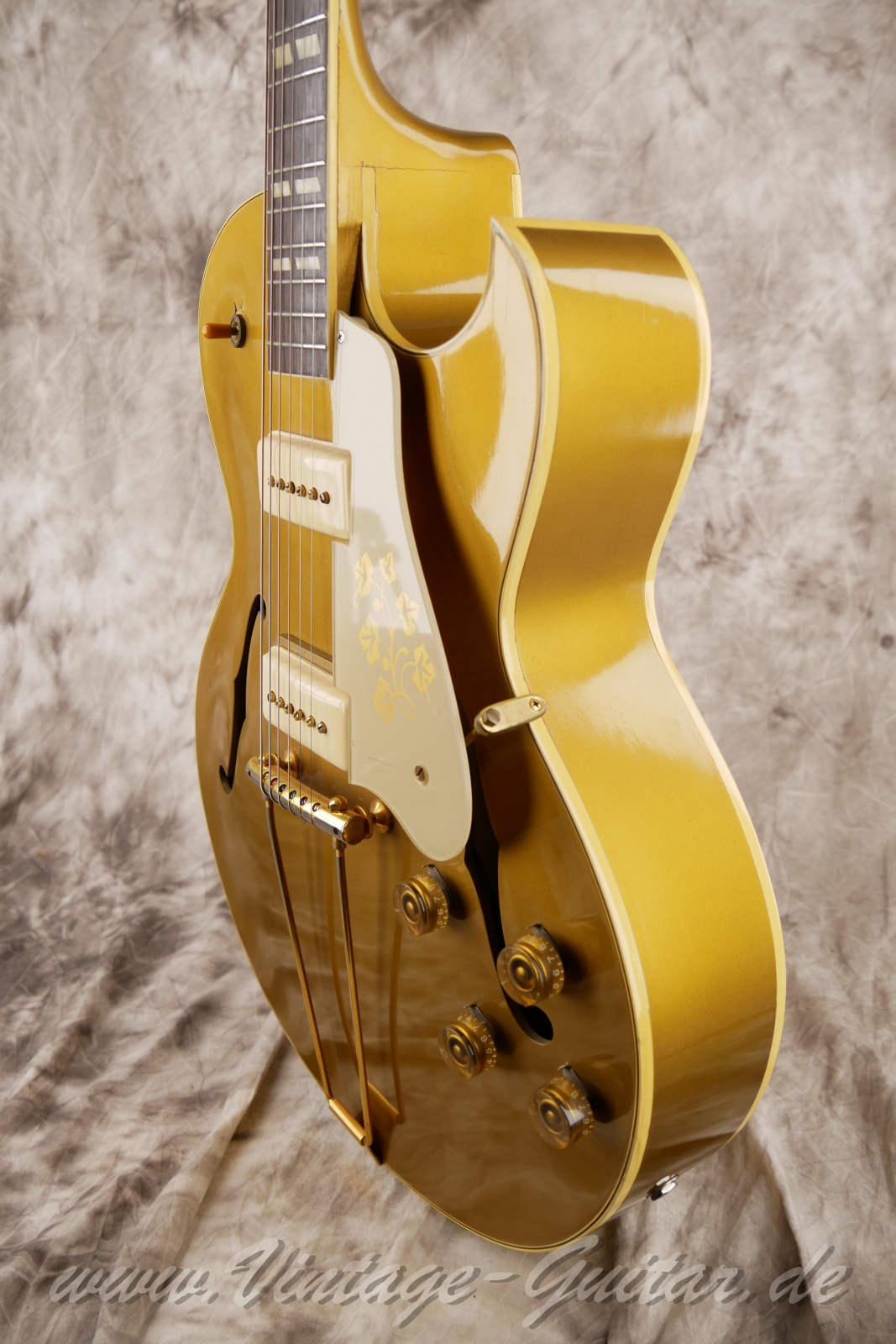 Gibson ES 295 1953 All Gold Guitar For Sale Vintage Guitar Oldenburg