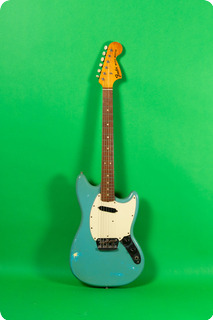 Fender Musicmaster 1973 Blue Guitar For Sale Jay Rosen Music