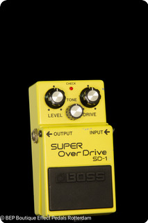 Boss SD 1 Super OverDrive (Black Label) 1980's Yellow Effect For Sale ...