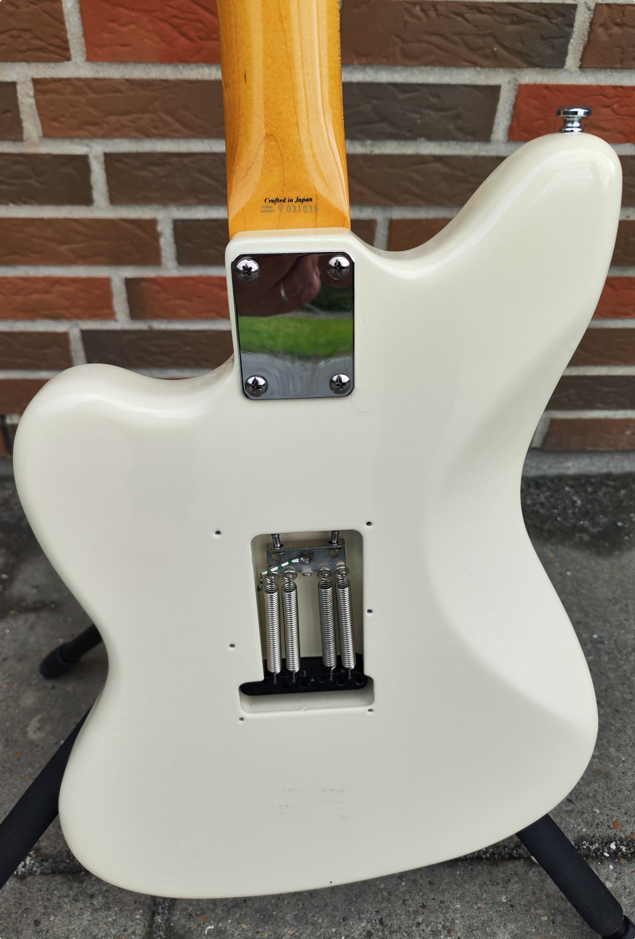 Squier JagMaster Vista Japan 1996 White Refinished Guitar For Sale ...