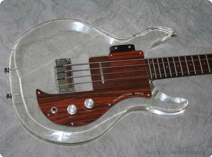 Ampeg Dan Armstrong Lucite Bass 1969 Bass For Sale Garys Classic Guitars