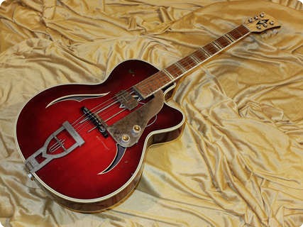 Hofner Jazz Guitar 1955 Brown Guitar For Sale Plektrum