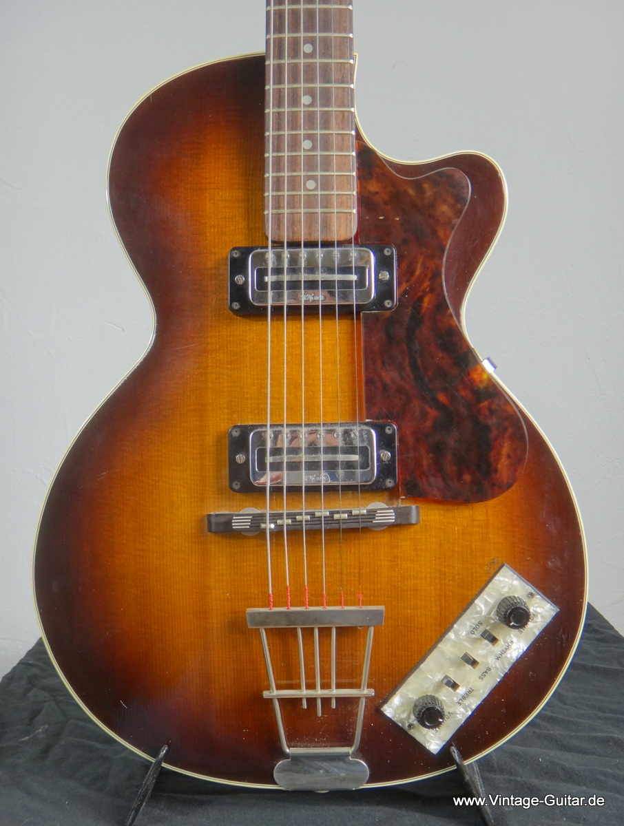 Hofner Club 50 1968 Sunburst Guitar For Sale Vintage Guitar Oldenburg