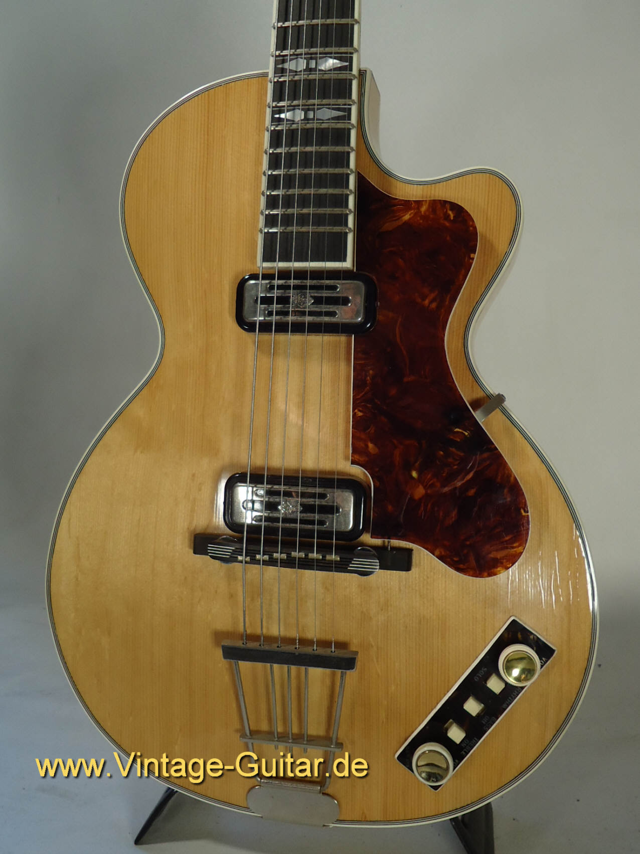 Hofner Club 60 1961 Natural Guitar For Sale Vintage Guitar Oldenburg