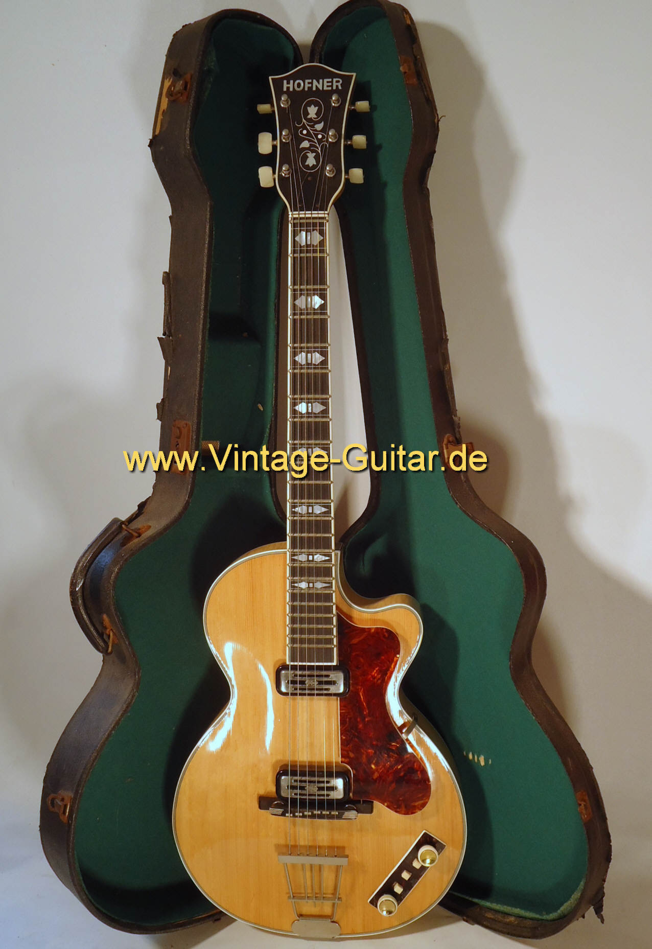 Hofner Club 60 1961 Natural Guitar For Sale Vintage Guitar Oldenburg