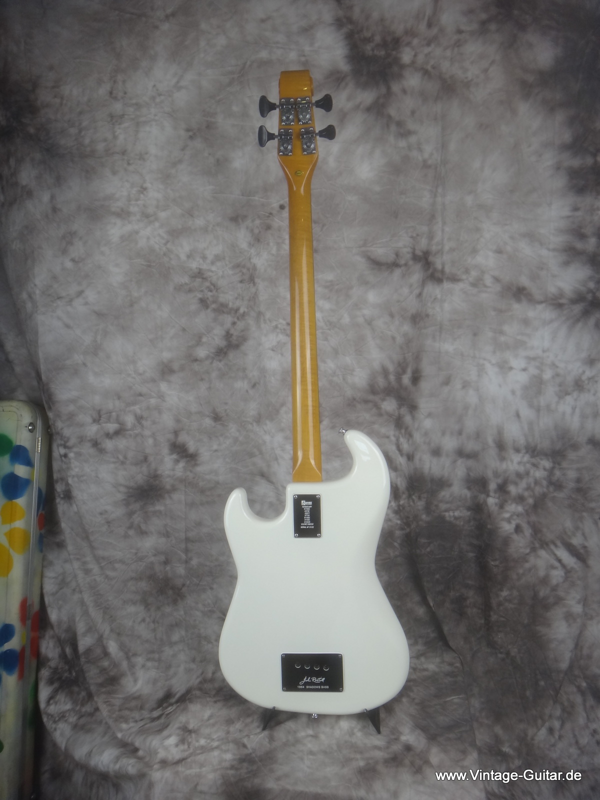 Burns John Rostill Shadows Bass 1964 2008 White Bass For Sale Vintage ...