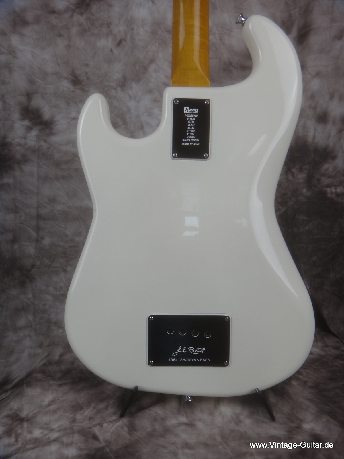Burns John Rostill Shadows Bass 1964 2008 White Bass For Sale Vintage ...