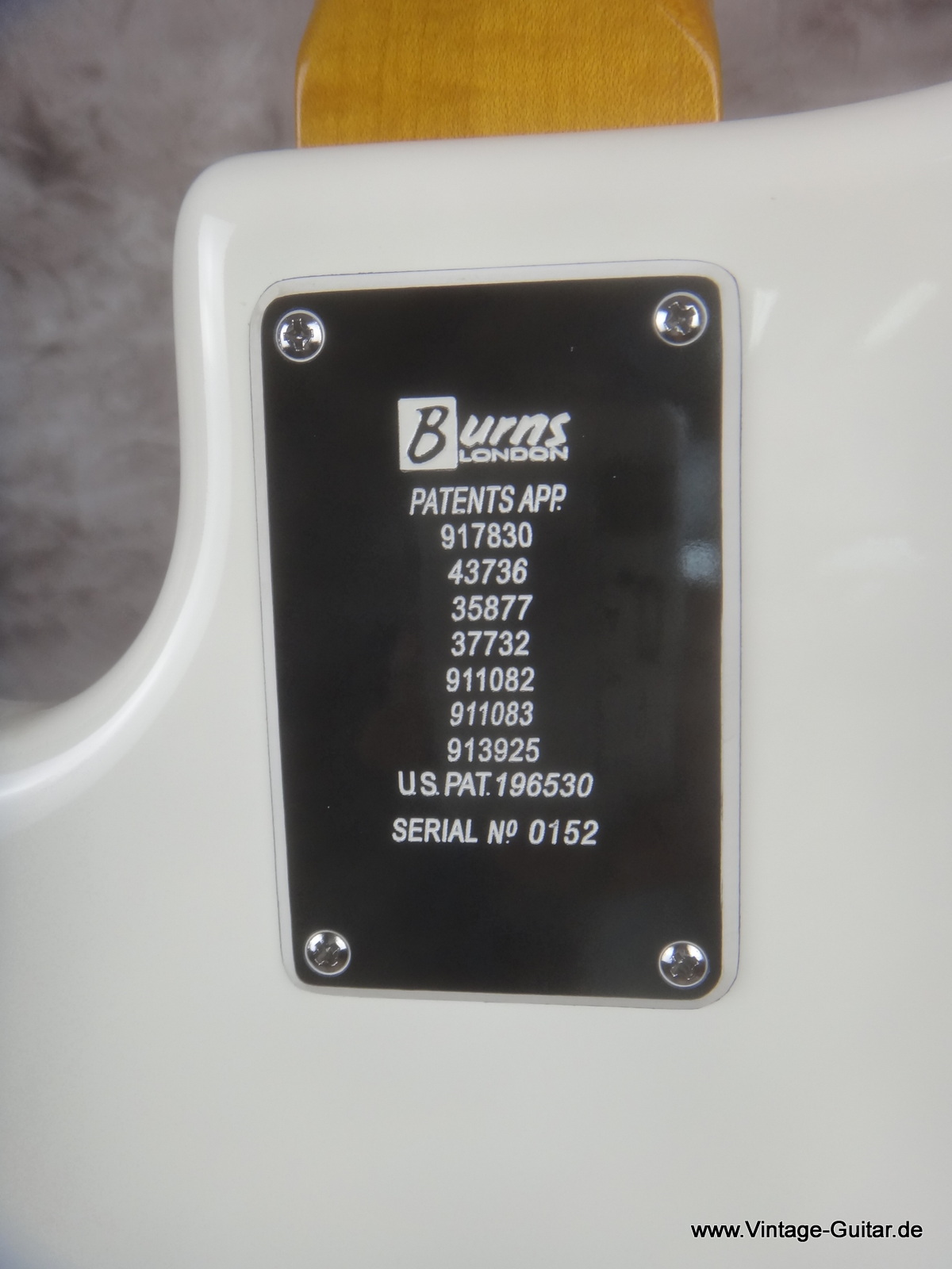 Burns John Rostill Shadows Bass 1964 2008 White Bass For Sale Vintage ...