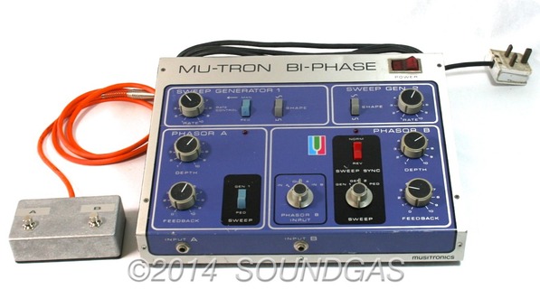 Musitronics Mu Tron Biphase & Custom Footswitch / Mutron 1970's Effect ...