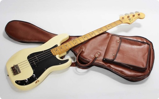 Greco Precision Bass 1980 White Bass For Sale Rickguitars
