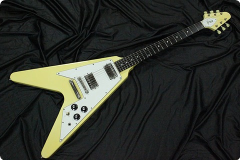 Greco Flying V Super Real Series 1982 White Guitar For Sale Guitar ...