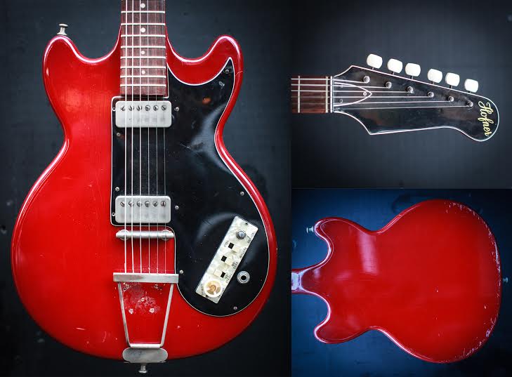 Hofner Colorama II 1961 Cherry Guitar For Sale Denmark Street Guitars