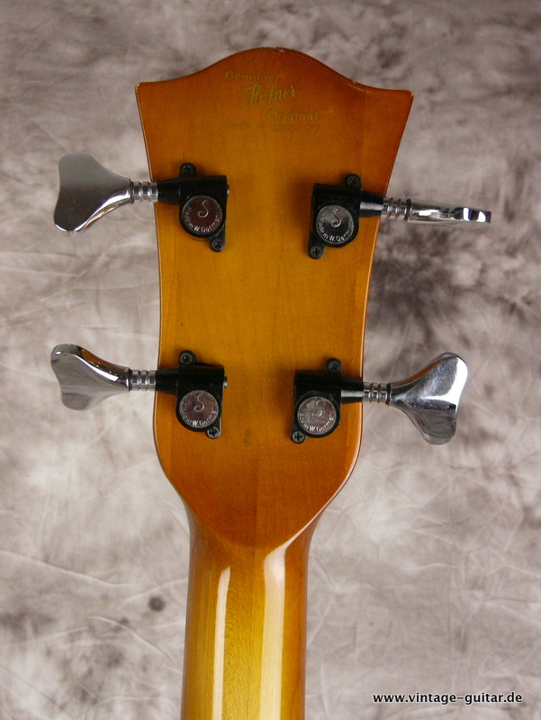 Hofner President Bass 1970's Sunburst Bass For Sale Vintage Guitar ...