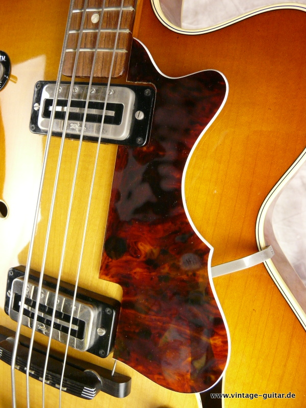 Hofner President Bass 1970's Sunburst Bass For Sale Vintage Guitar ...