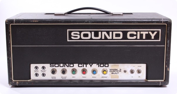 Sound City L100 MK3 1969 Black Amp For Sale Yeahman's Guitars