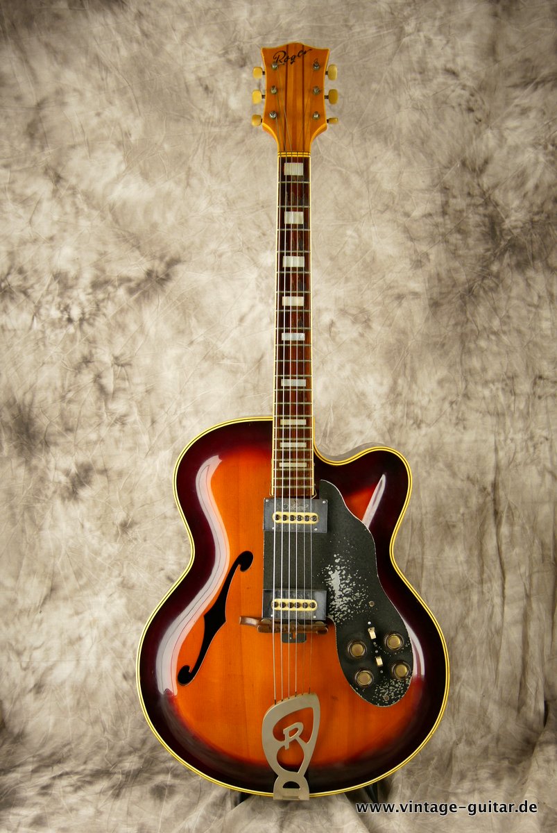 Roger Rossmeisl Standard Cutaway 1960's Sunburst Guitar For Sale ...