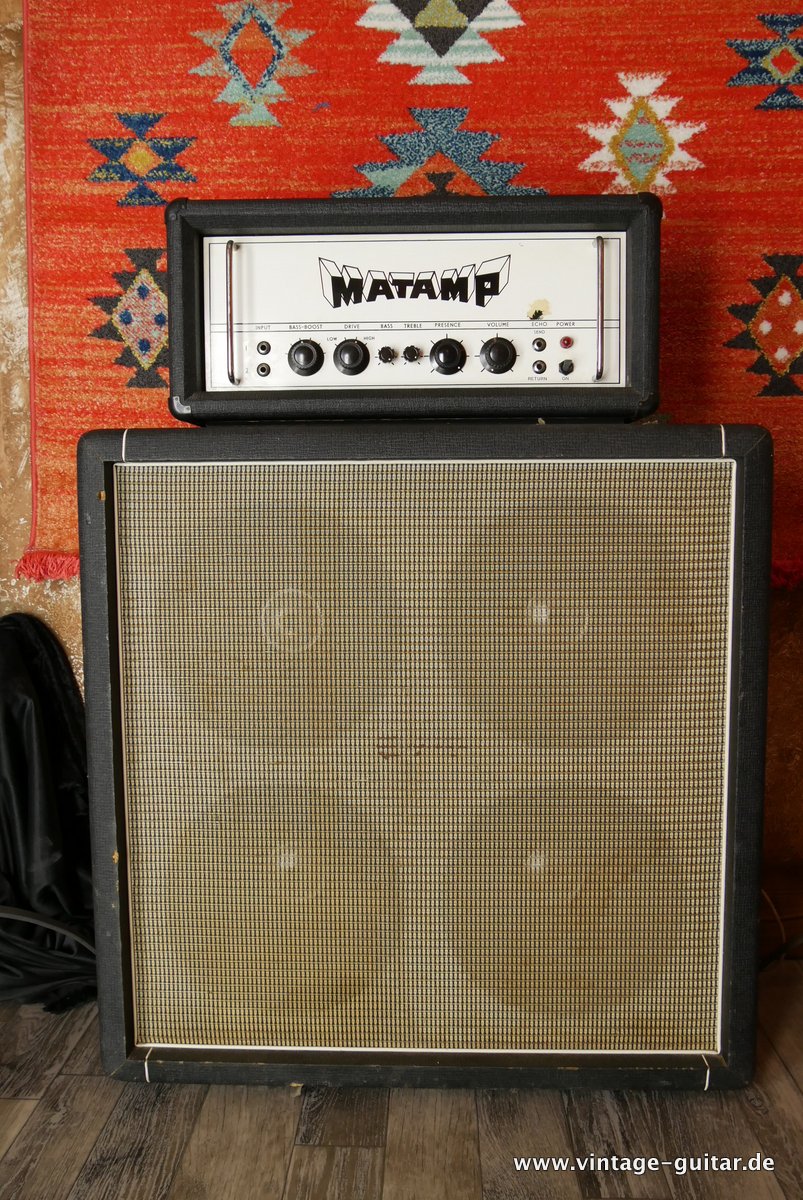 Matamp GT 100 1970's Black Tolex Amp For Sale Vintage Guitar Oldenburg