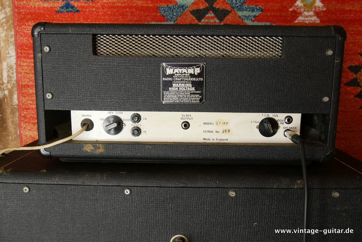 Matamp GT 100 1970's Black Tolex Amp For Sale Vintage Guitar Oldenburg
