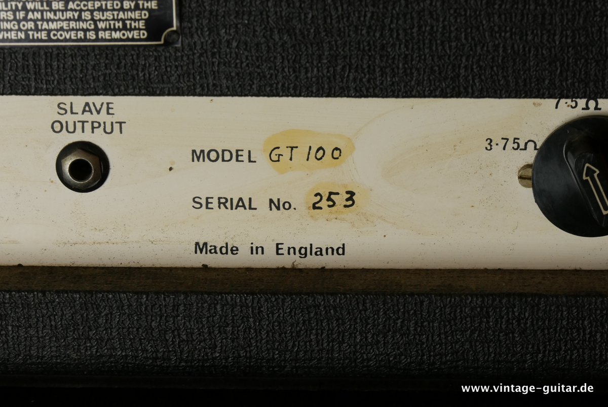 Matamp GT 100 1970's Black Tolex Amp For Sale Vintage Guitar Oldenburg