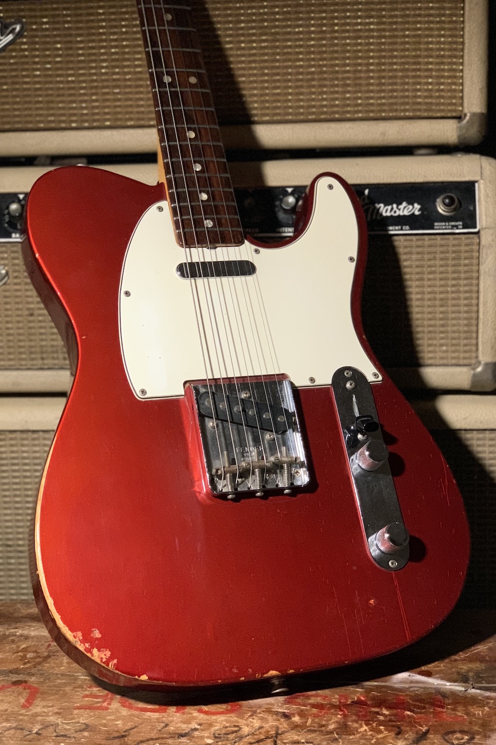 Fender Telecaster 1968 Candy Apple Red Guitar For Sale CescosCornerGuitars