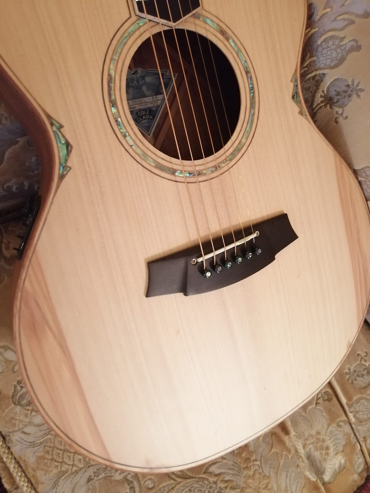 Cole Clark Guitars Angel 3 EC BB 2019 Natural Guitar For Sale ...