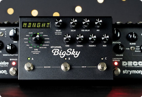 Strymon Big Sky Multi Reverb Midnight Edition Effect For Sale These Go ...
