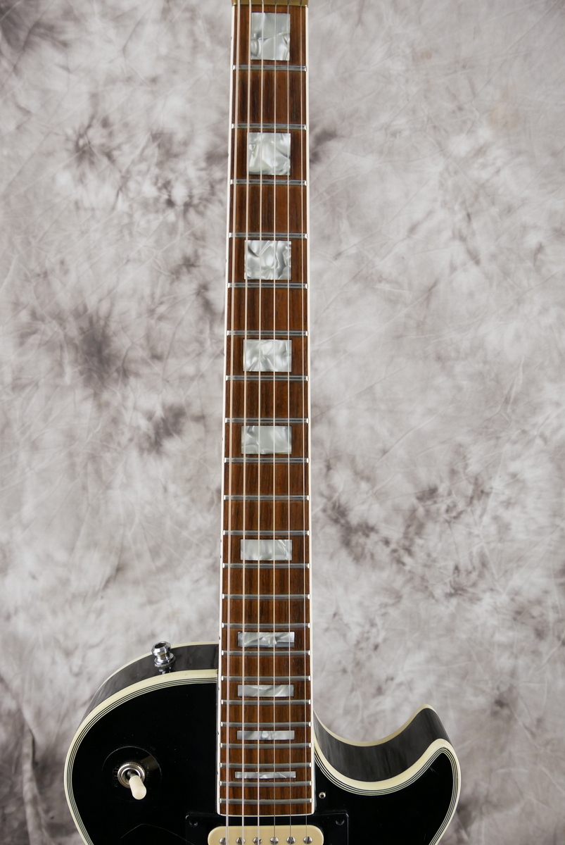 Aztec Copy Of Les Paul Custom 1980's Black Guitar For Sale Vintage ...