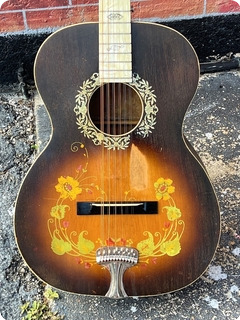 Stella 12 String Conversion 1929 Sunburst Finish Guitar For Sale ...