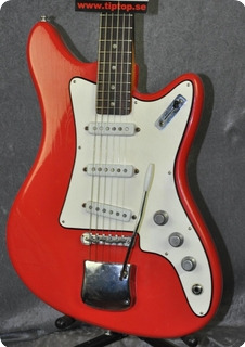 Vox Super Ace 1964 Fiesta Red Guitar For Sale TIP TOP Musik -Guitar ...