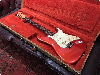 Fender Stratocaster 1963 Red Guitar For Sale The Guitar Showroom.co.uk